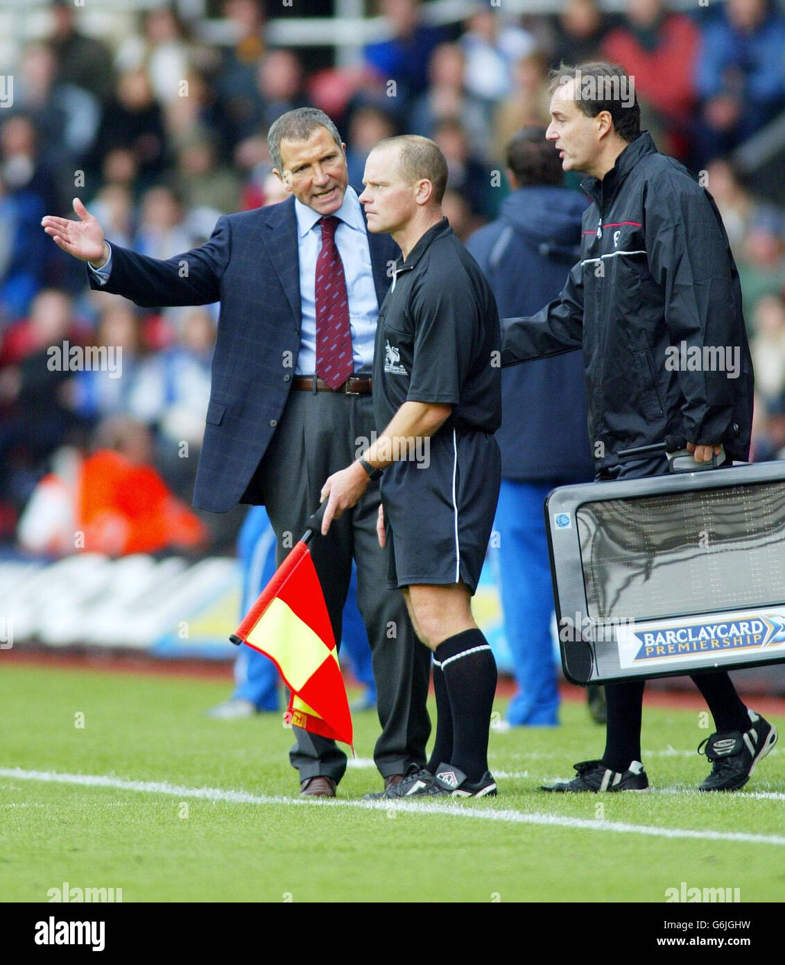 Angry football manager hi-res stock photography and images - Alamy