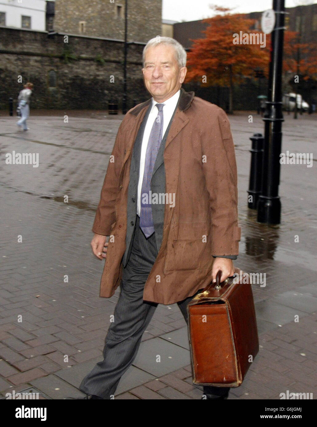 Lord Saville, Chairman of the Bloody Sunday Inquiry, arrives at ...