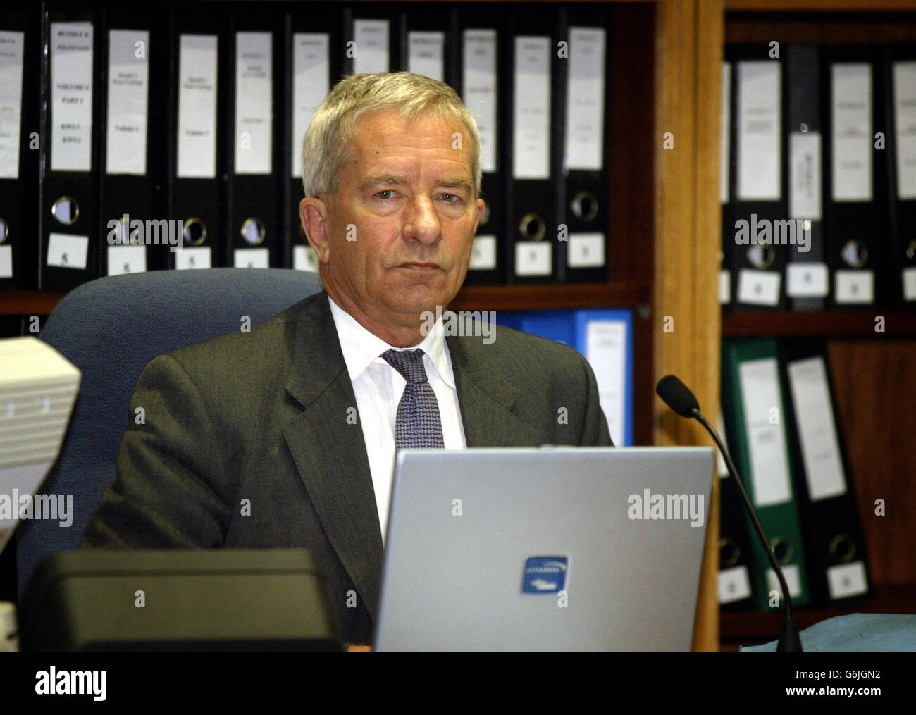 Lord Saville, Chairman of the Bloody Sunday Inquiry, at Londonderry's ...