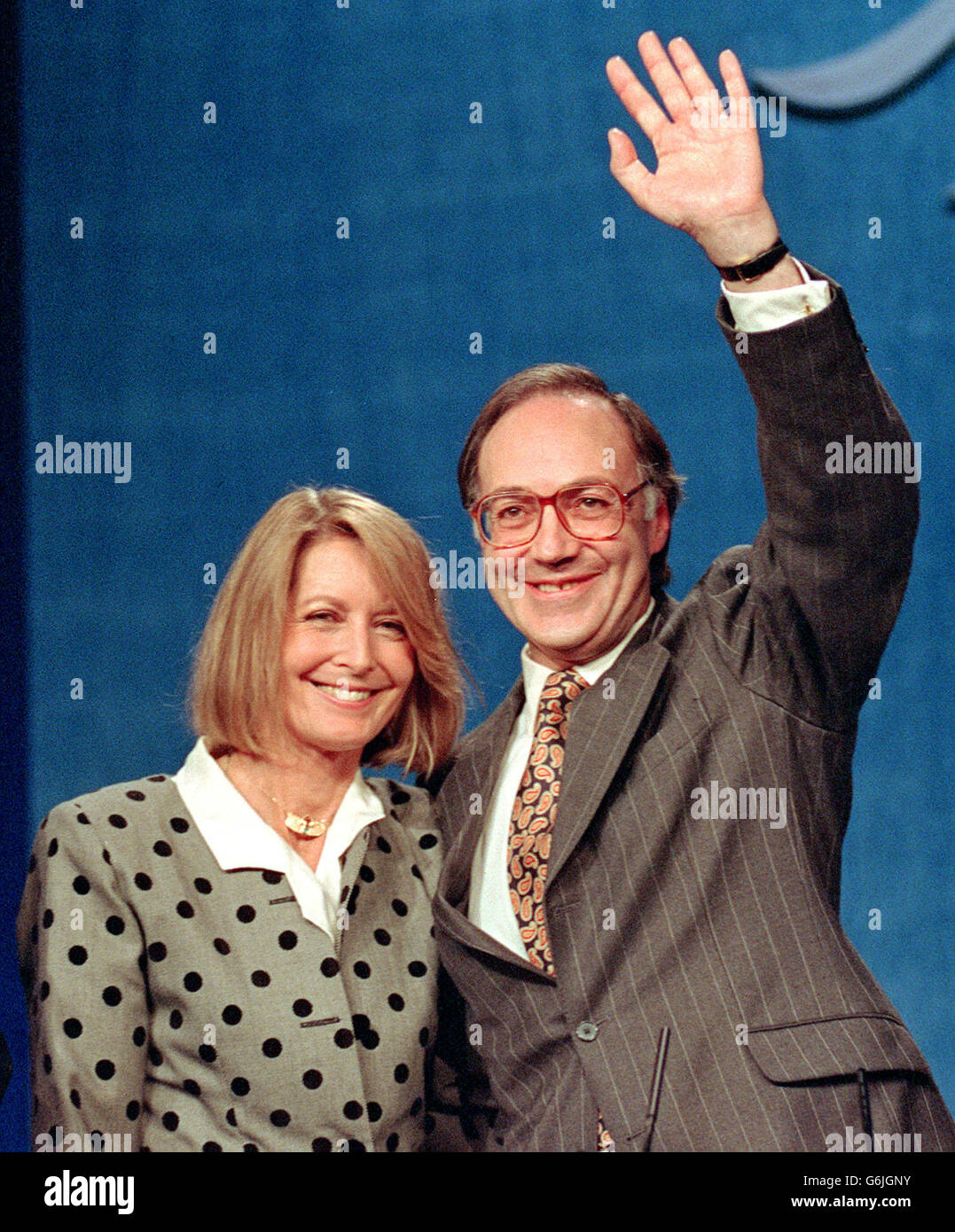 Home Secretary Michael Howard and his wife Sandra after his speech at ...