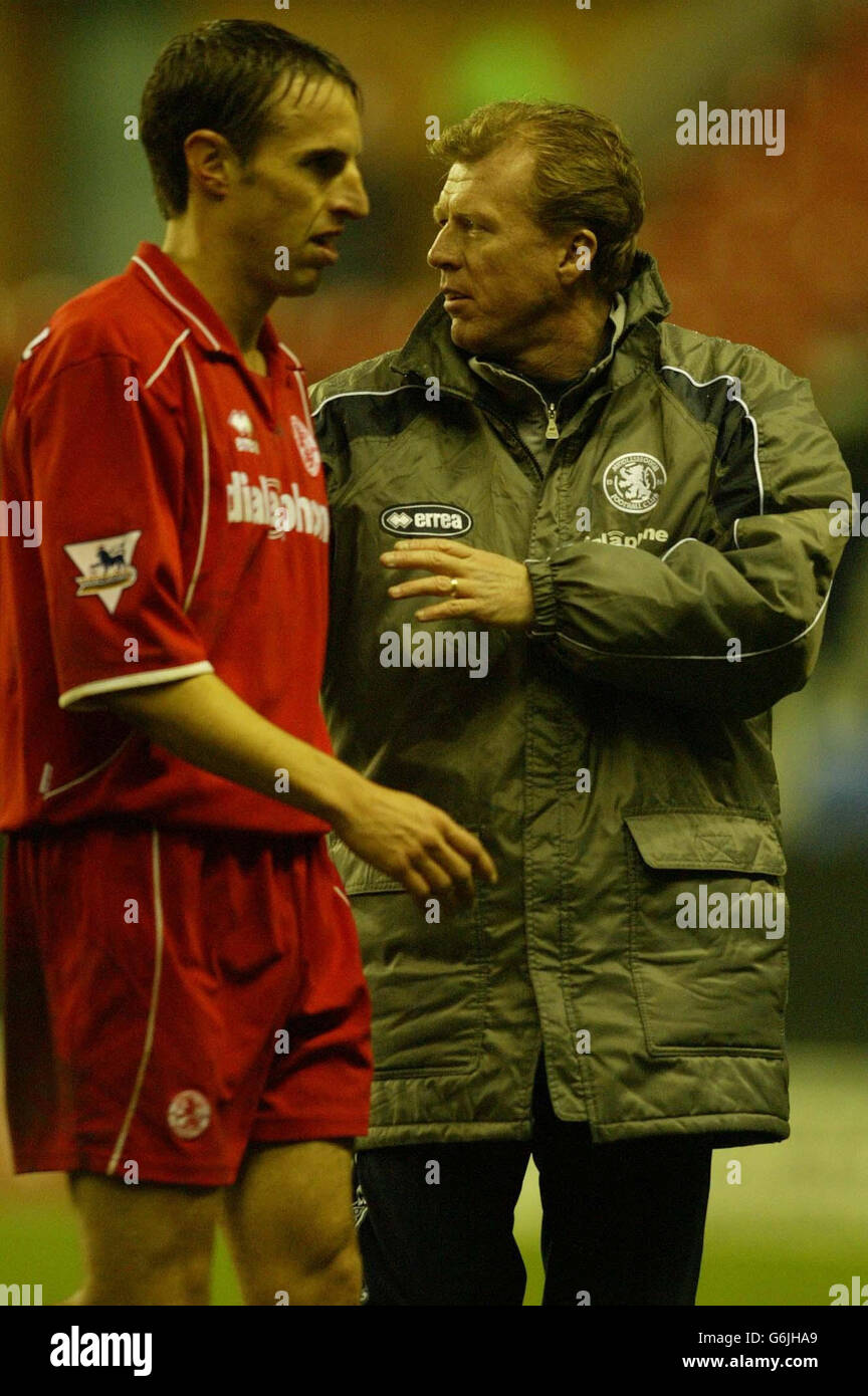 Middlesbrough manager steve mcclaren carling cup hi-res stock ...