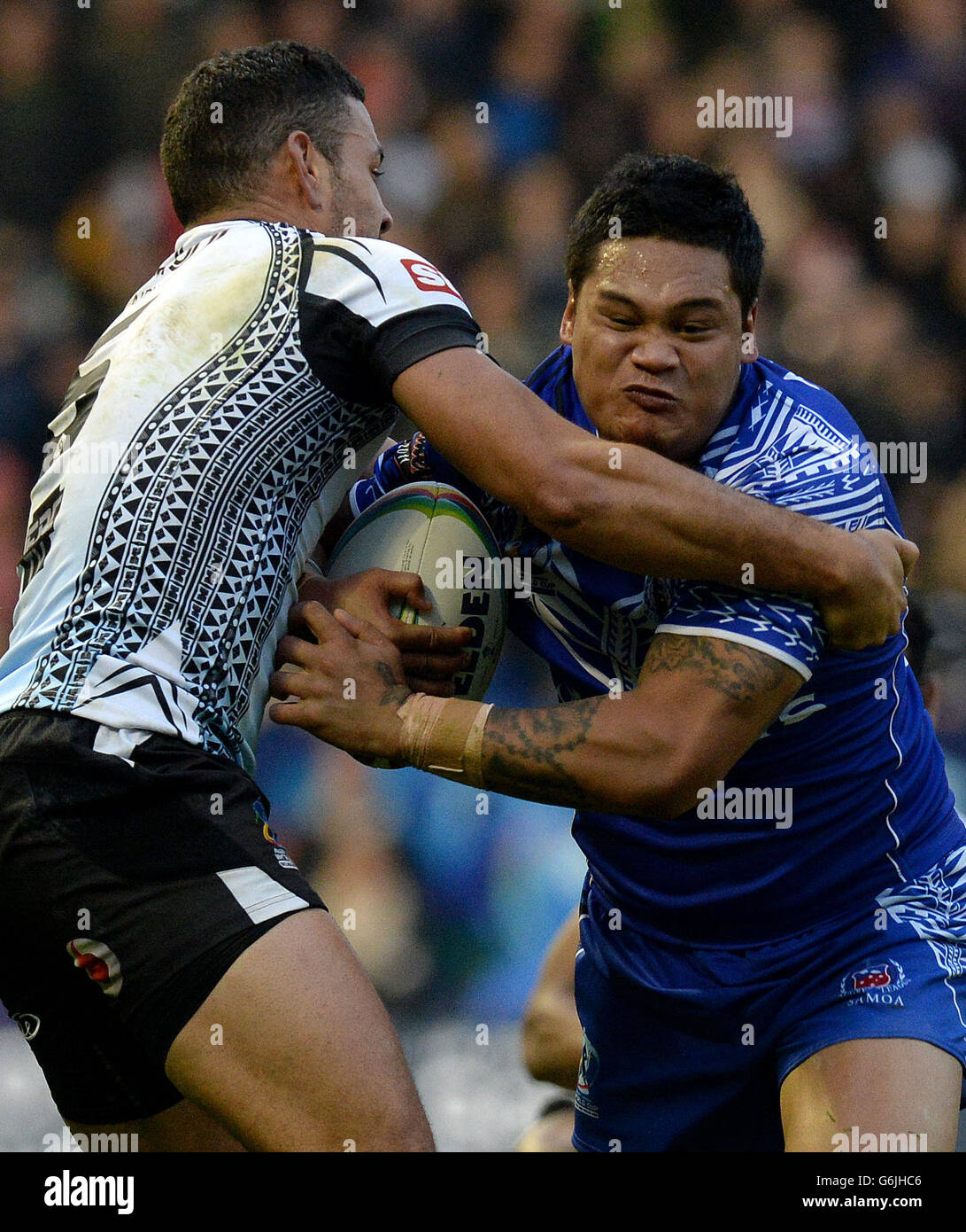 Rugby League - World Cup 2013 - Quarter Final - Samoa v Fiji ...
