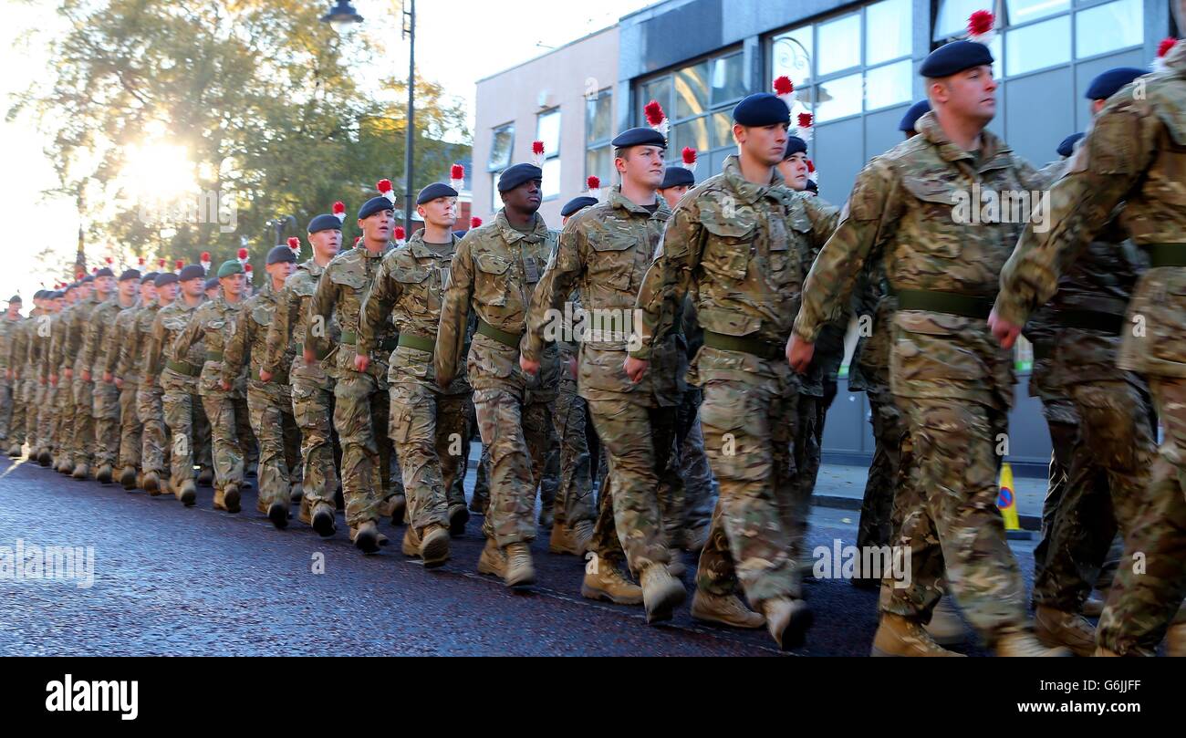 1st battalion royal regiment of fusiliers hi-res stock photography and ...
