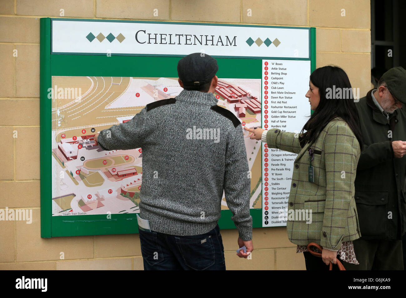 Map of cheltenham racecourse hi-res stock photography and images - Alamy