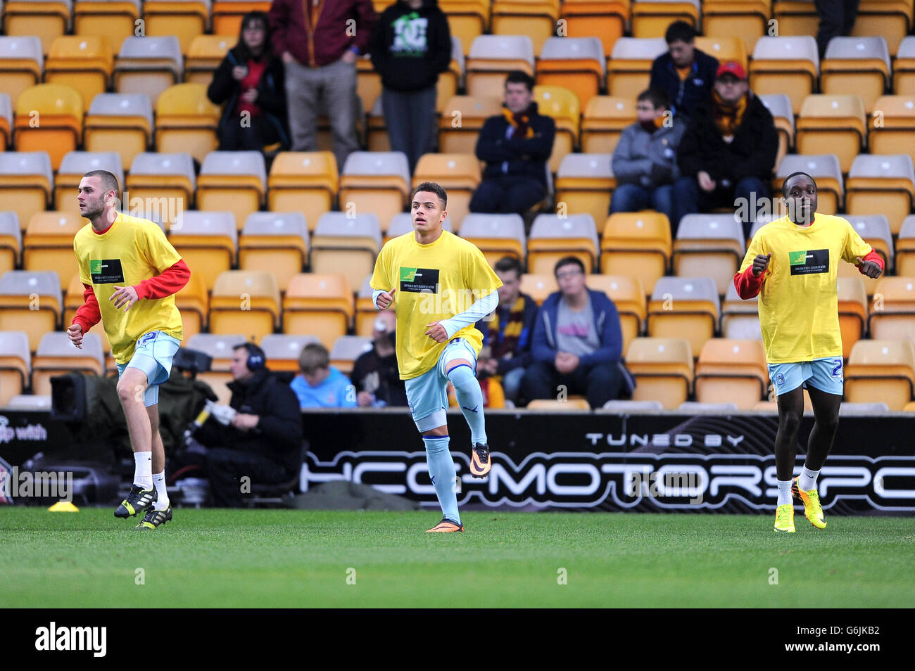 Coventry City's Billy Daniels, Lewis Rankin and Jamar Loza (left to ...