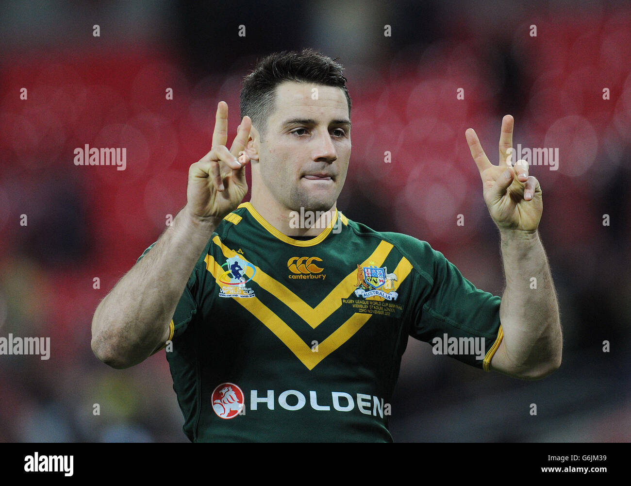 Rugby League - World Cup 2013 - Semi Final - Australia v Fiji - Wembley ...