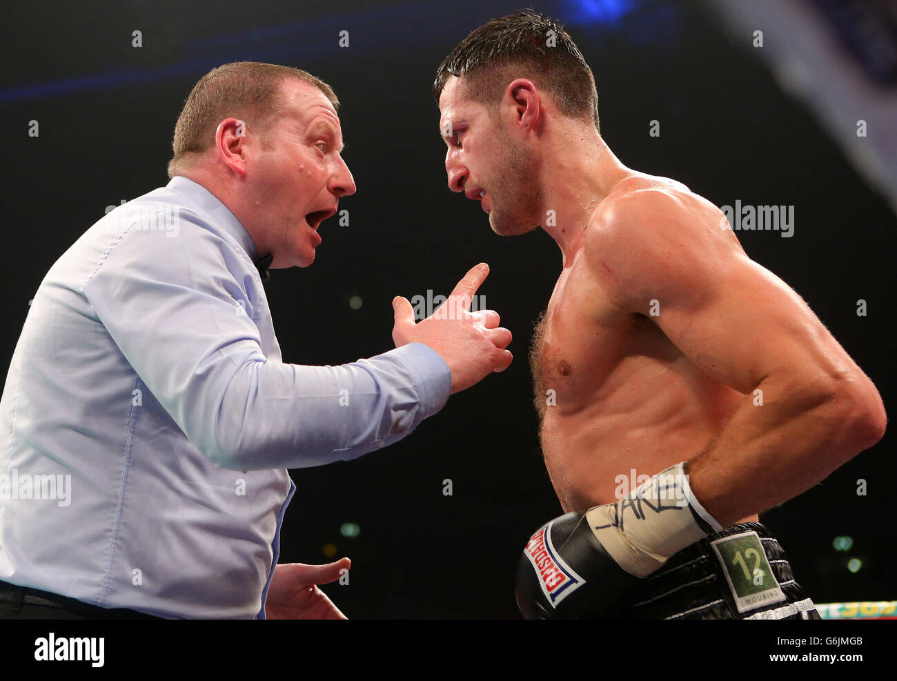 Boxing howard foster referee hi-res stock photography and images - Alamy