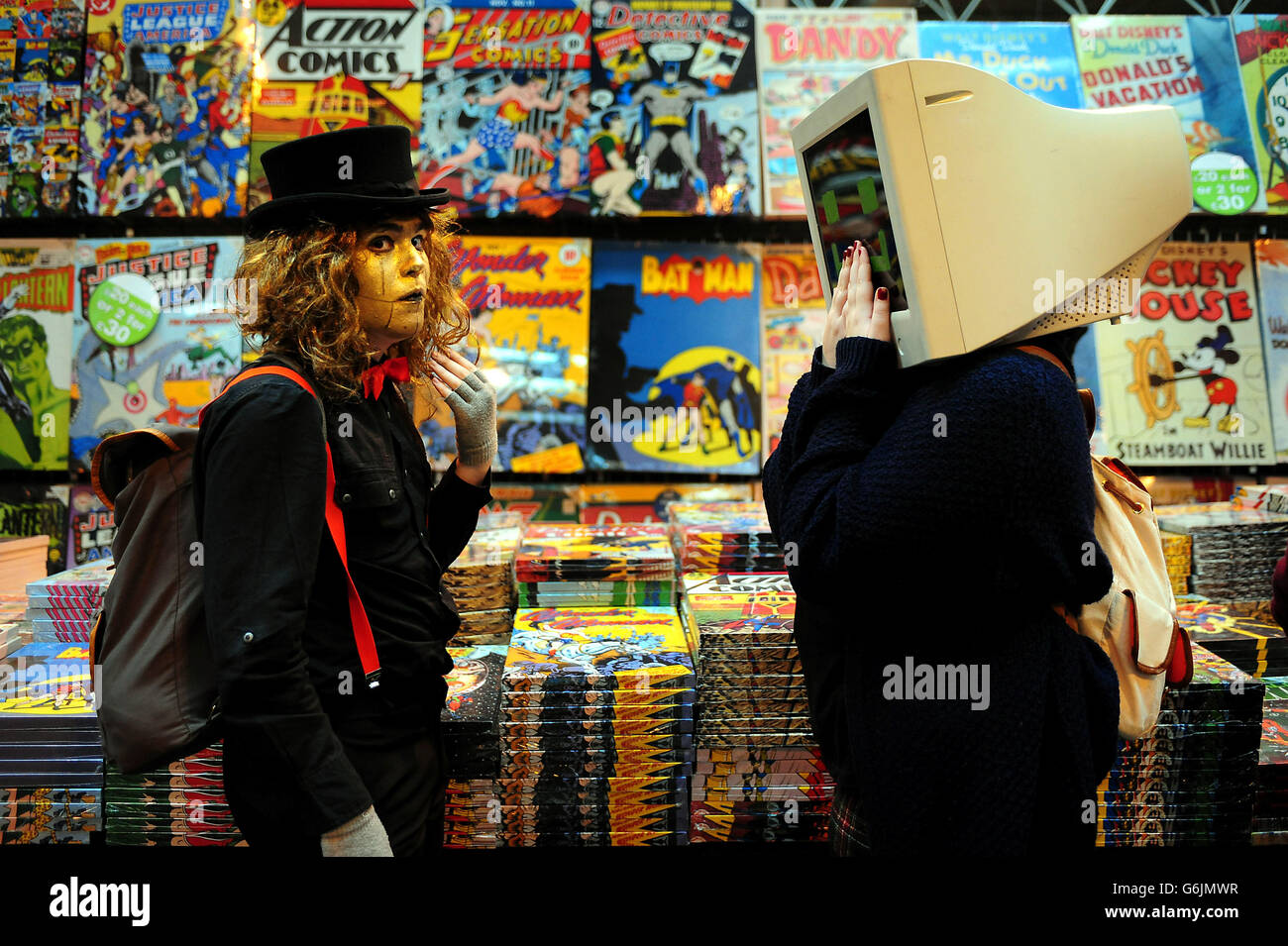 Comic Con enthusiasts attend the MCM Birmingham Comic Con at the NEC ...