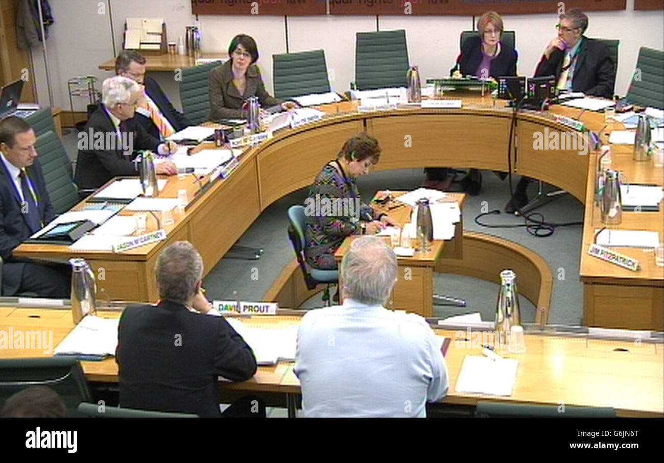 Transport Secretary Patrick McLoughlin (right) and Director General of ...