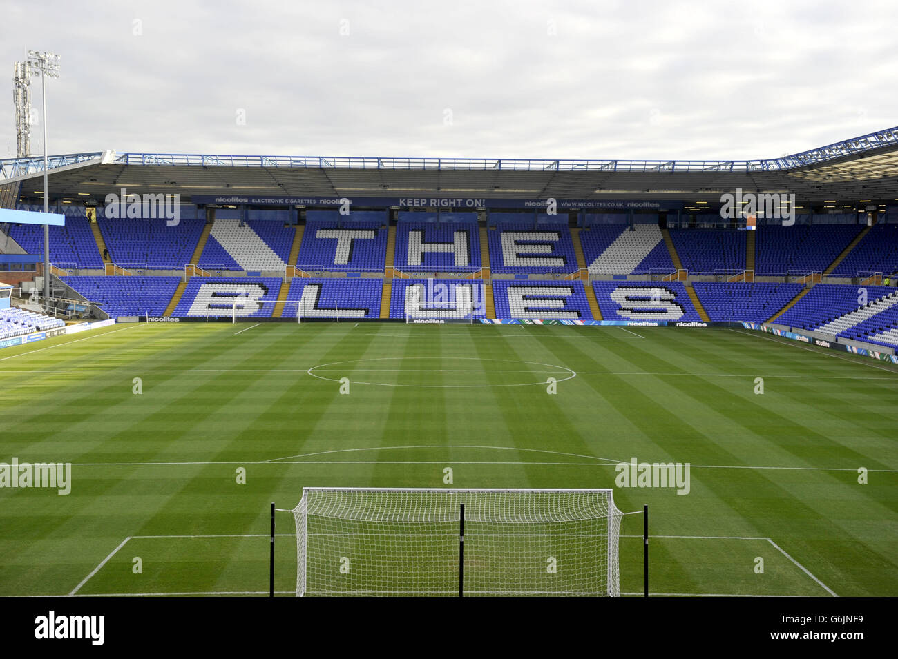 A general view of St Andrew's Stadium, home of Birmingham City Stock ...