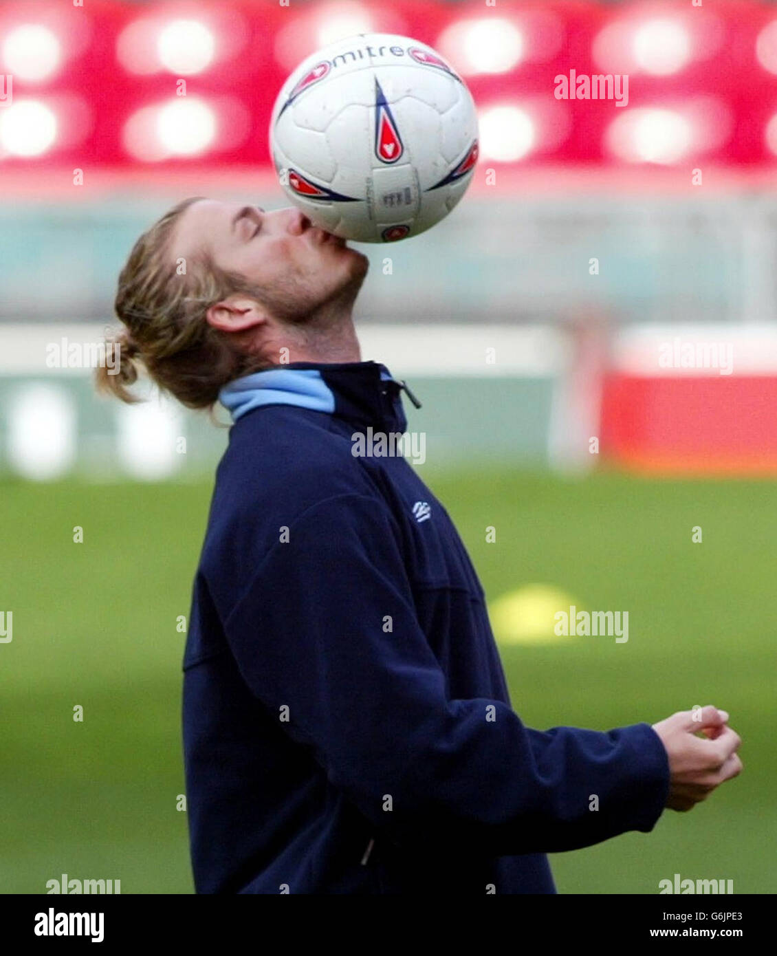 Soccer - England Training session - Manchester Stock Photo - Alamy