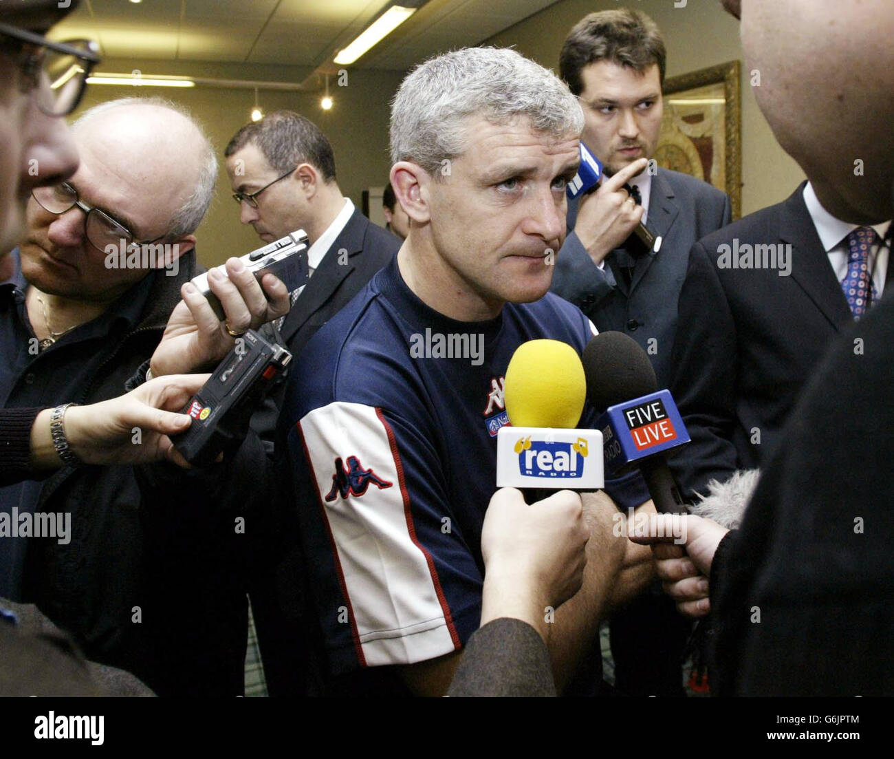Wales press conference Stock Photo - Alamy