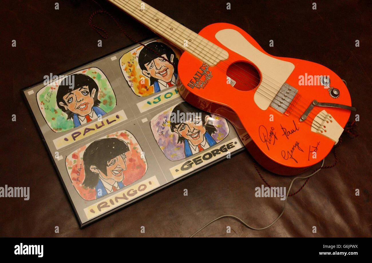 An extremely rare piece of art work for The Beatles Cartoon, (estimated ...