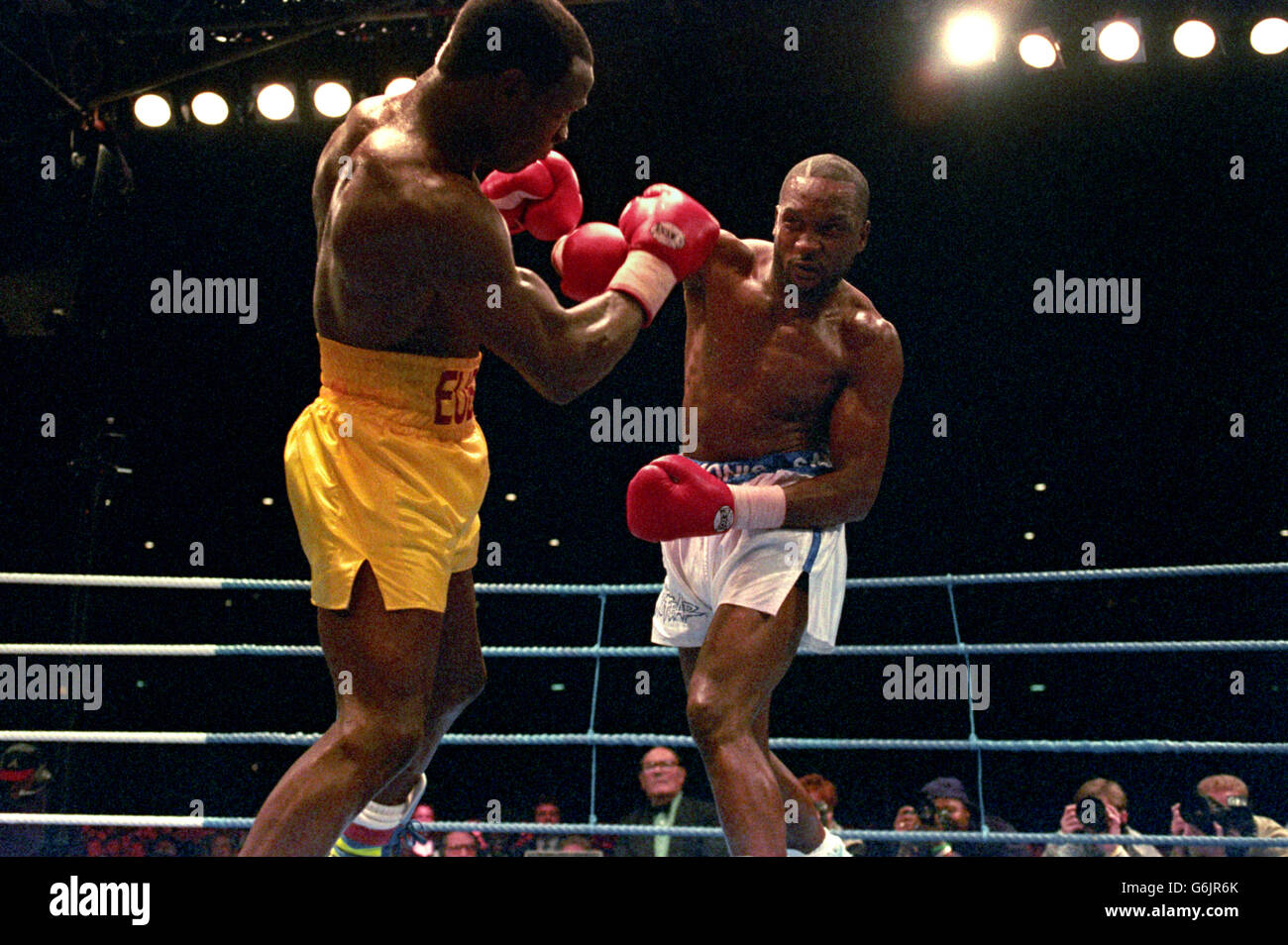 Boxing - WBC & WBO Super Middleweight - Chris Eubank v Nigel Benn - Old ...