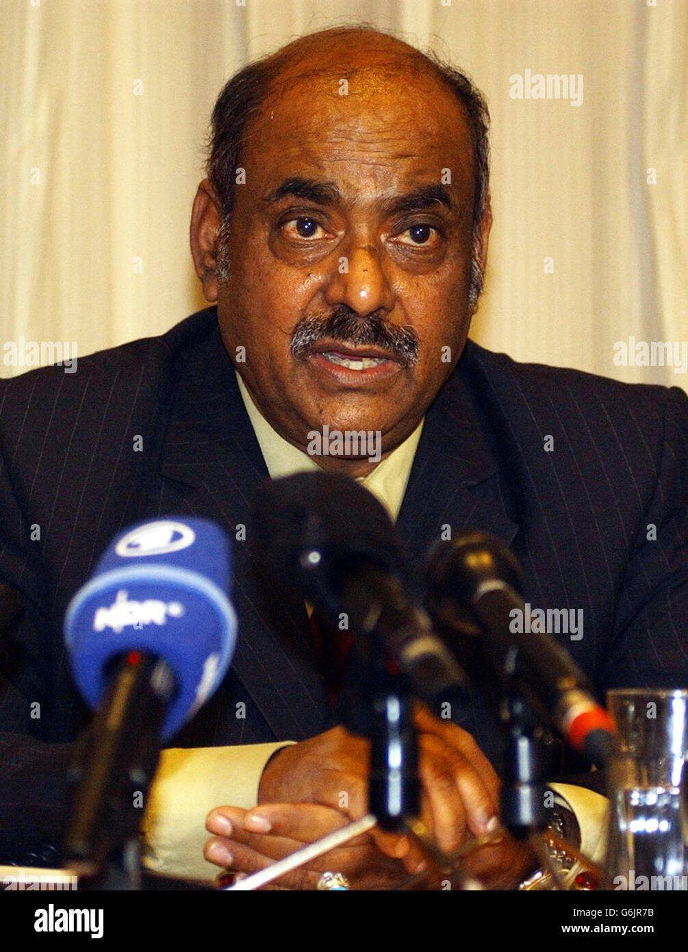 Azmat Begg father of Guantanamo detainee Moazzam Begg, talks during a ...