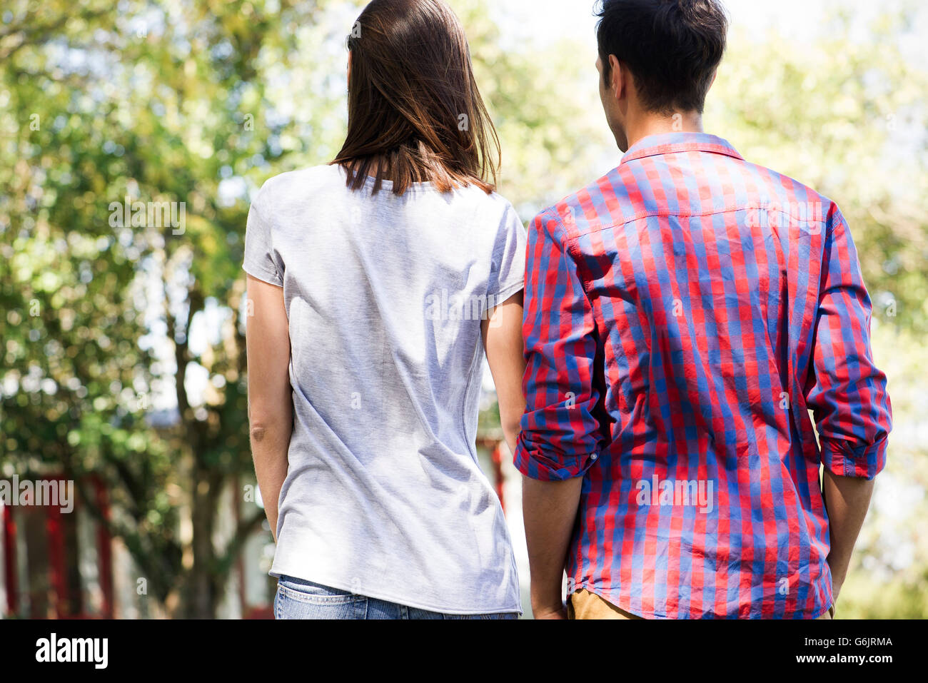 Couple taking walk together Stock Photo - Alamy