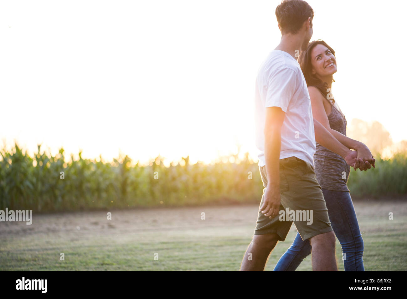 Two people walking away from each other hi-res stock photography and ...