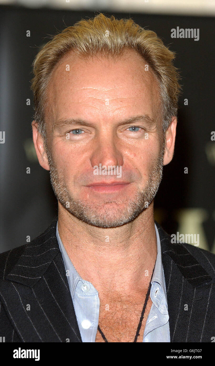 Sting Autobiography 'Broken Music' Stock Photo - Alamy