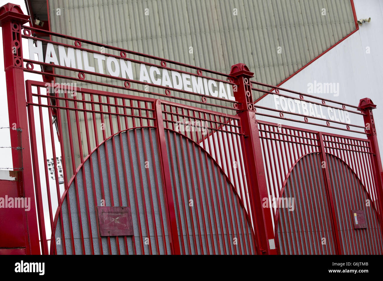 General view of Hamilton Accies ground at the Fourth Round William Hill ...