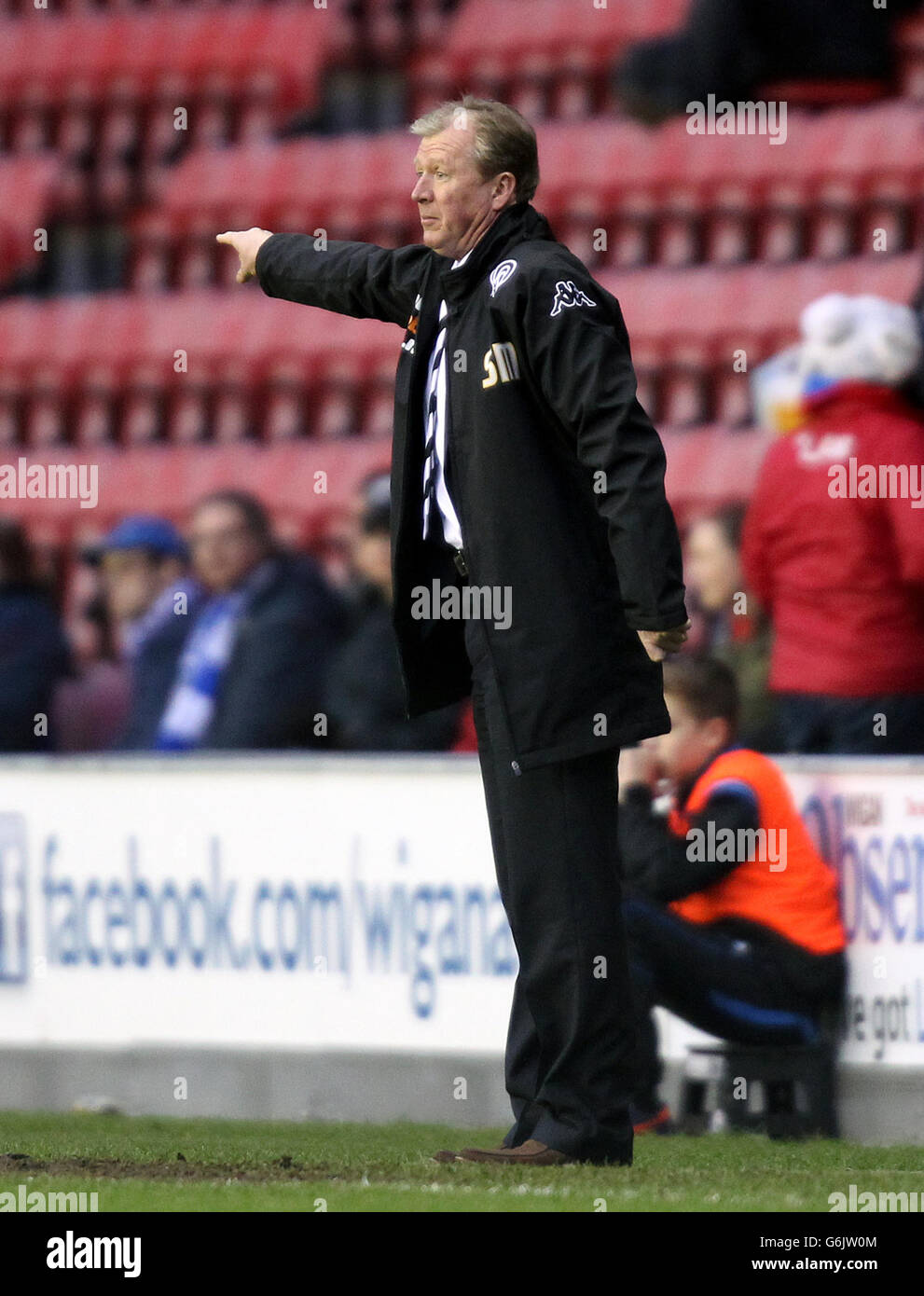 Soccer sky bet championship wigan athletic derby county dw stadium hi ...