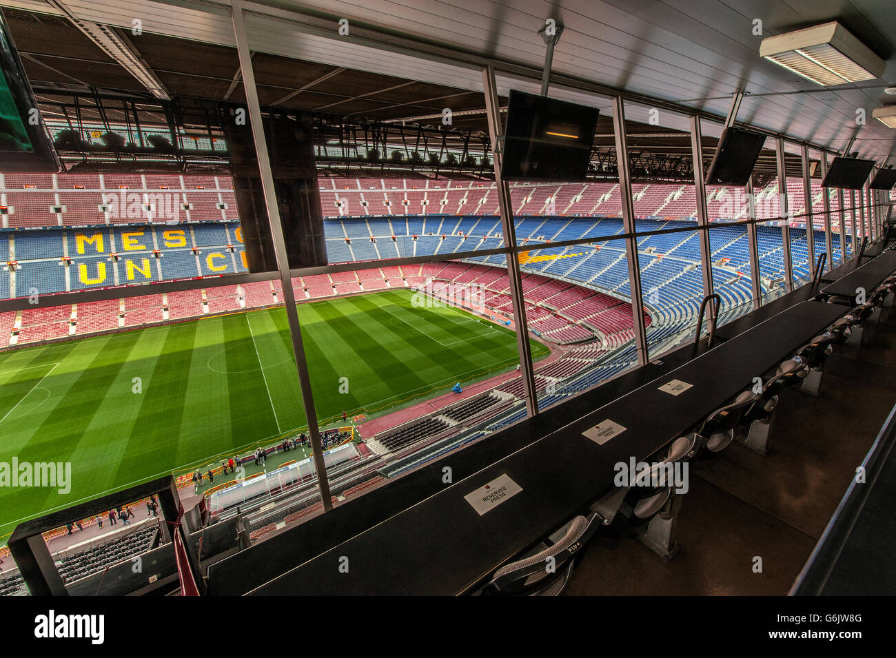 Visiting Camp Nou Stadium Stock Photo - Alamy