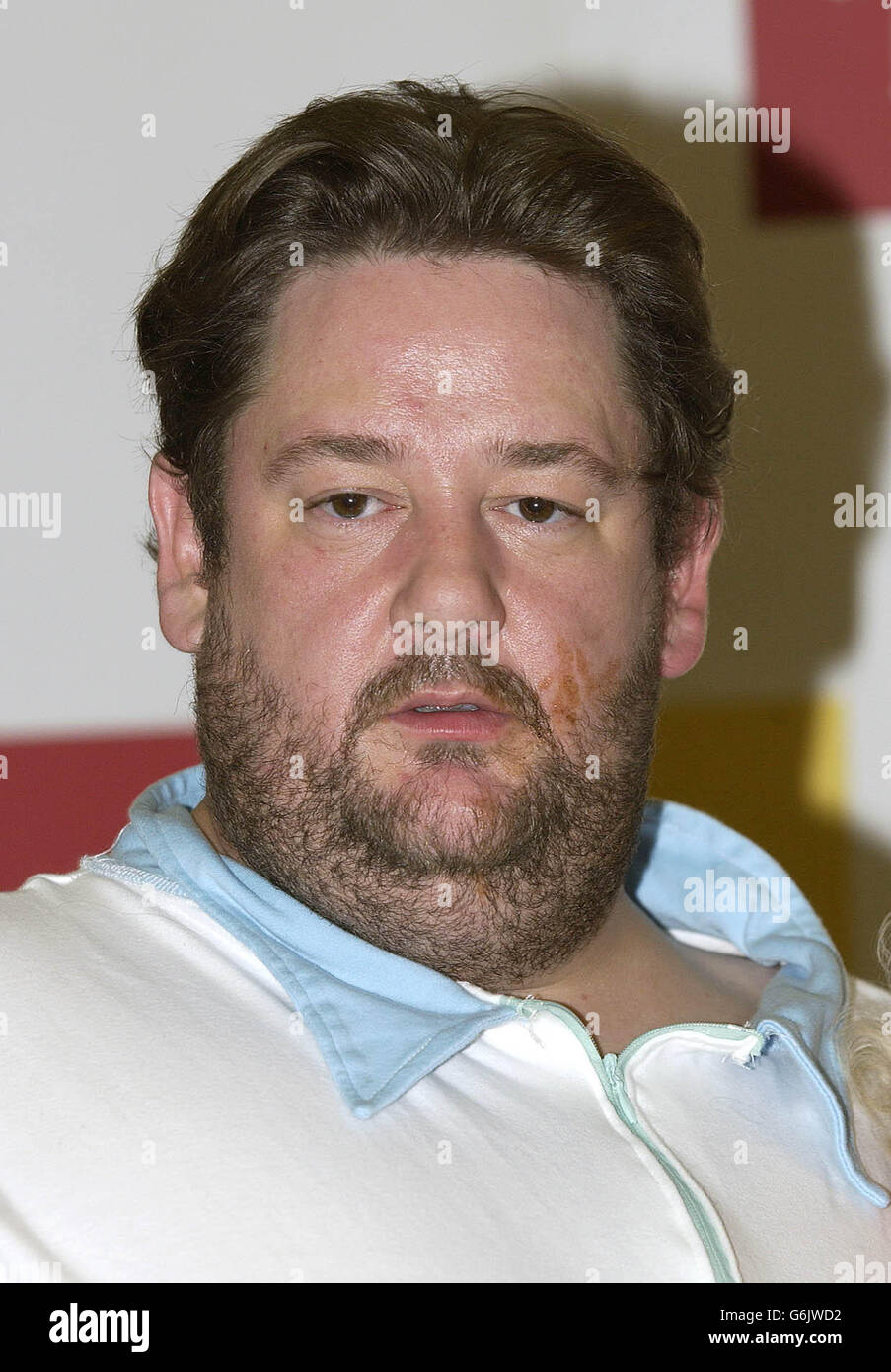 Comedian Johnny Vegas during a signing for his new DVD/video release of ...