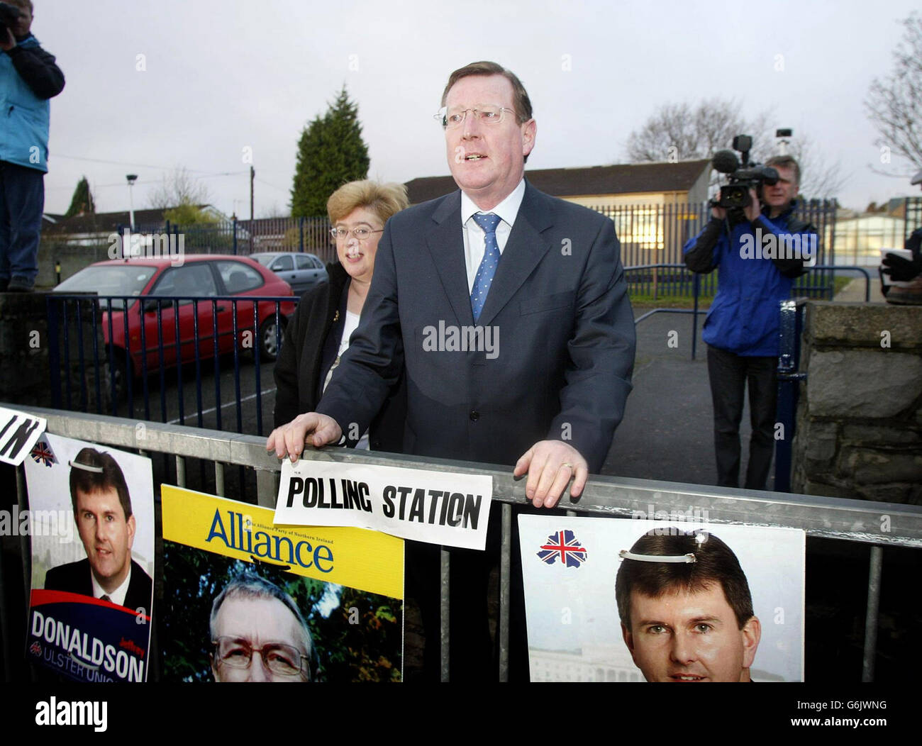 David Trimble elections Stock Photo - Alamy