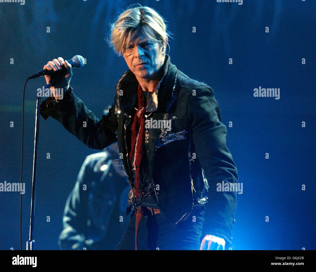 David Bowie The Reality Tour. Singer David Bowie performs live in ...