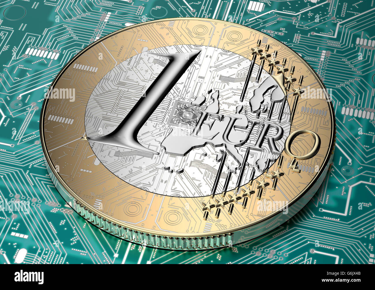 Euro digital hi-res stock photography and images - Alamy