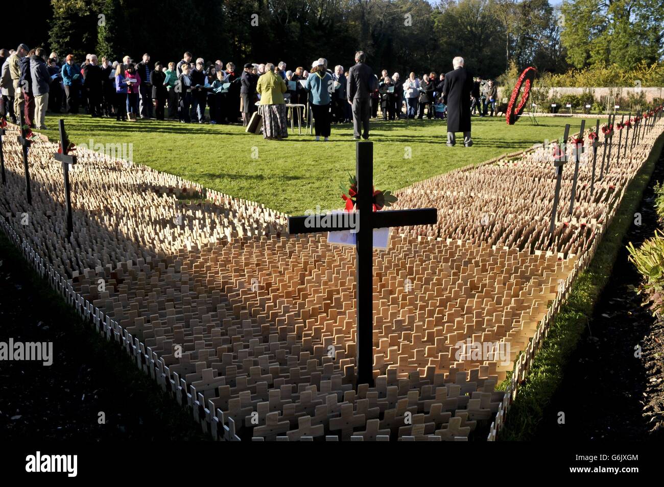 Field of remembrance at lydiard park hi-res stock photography and ...