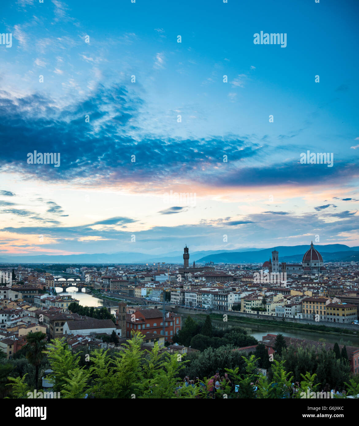 Florence cathedral sunset hi-res stock photography and images - Alamy