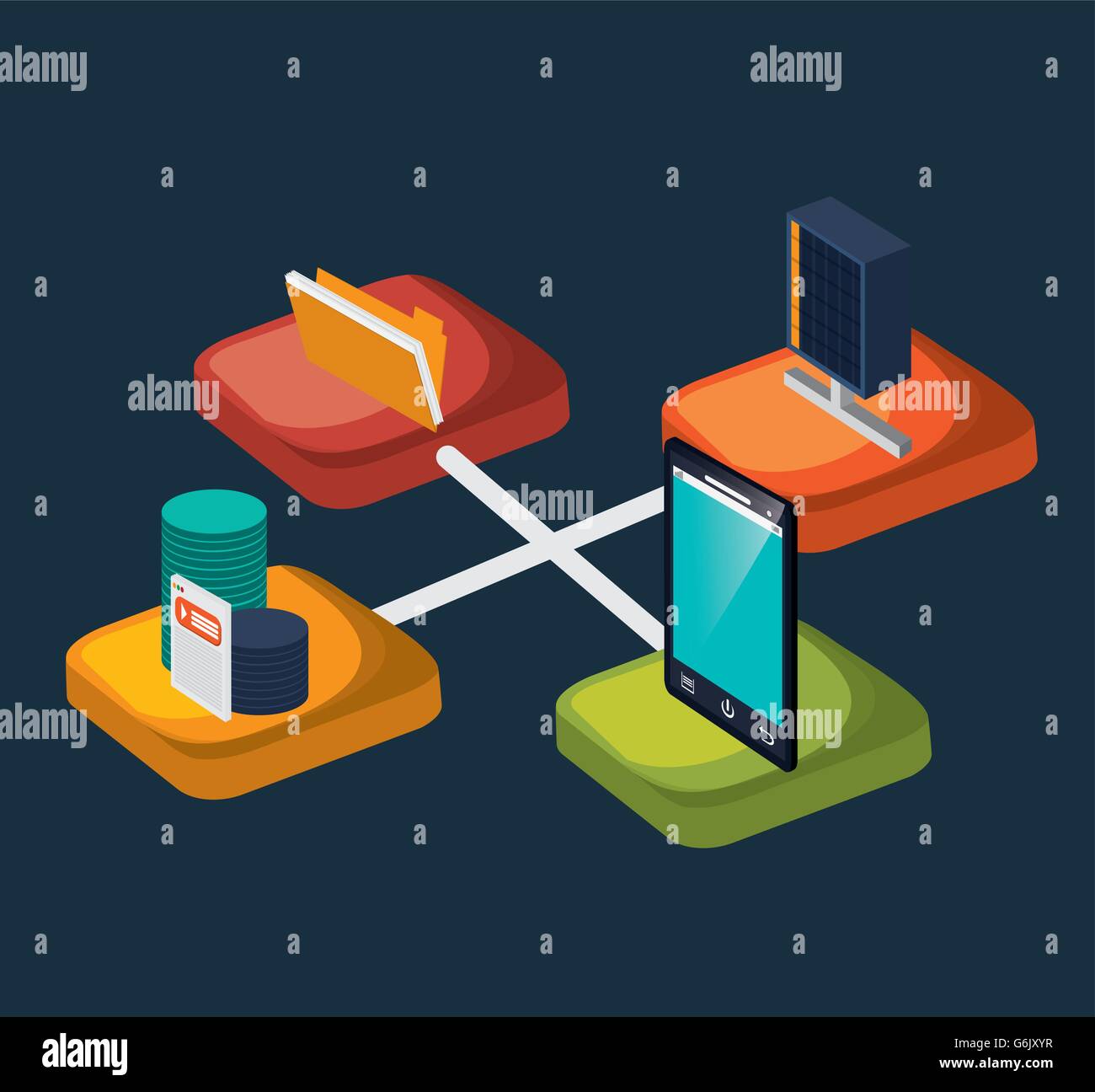 Isometric Technology design Stock Vector Image & Art - Alamy