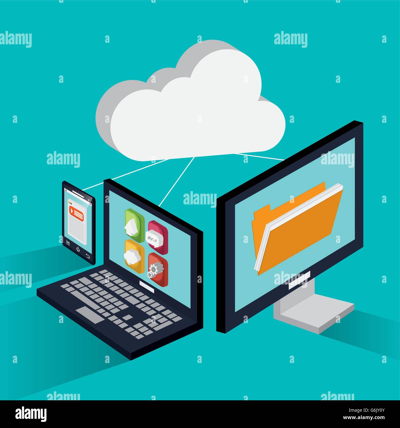 Isometric Technology design Stock Vector Image & Art - Alamy