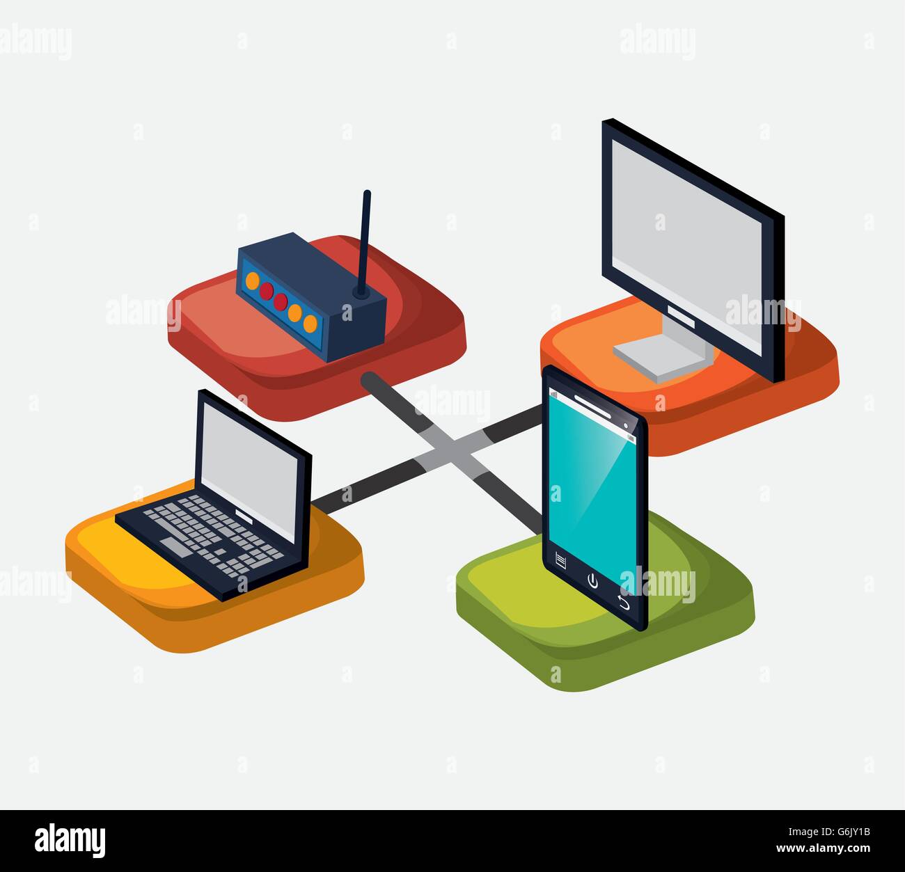 Isometric Technology design Stock Vector Image & Art - Alamy
