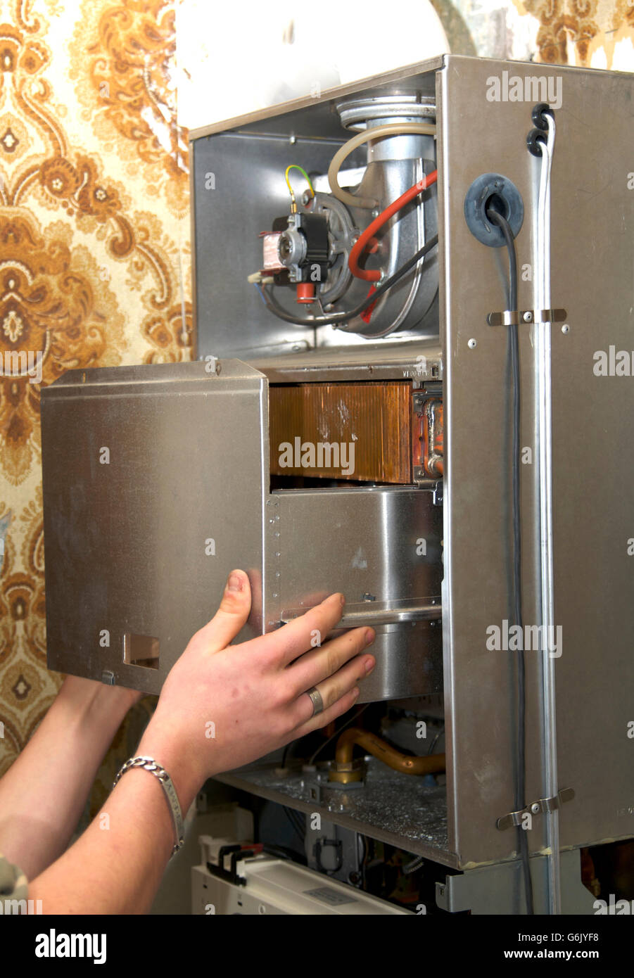 Gas Boiler Maintenance Stock Photo Alamy gas-boiler-maintenance-stock-photo-alamy