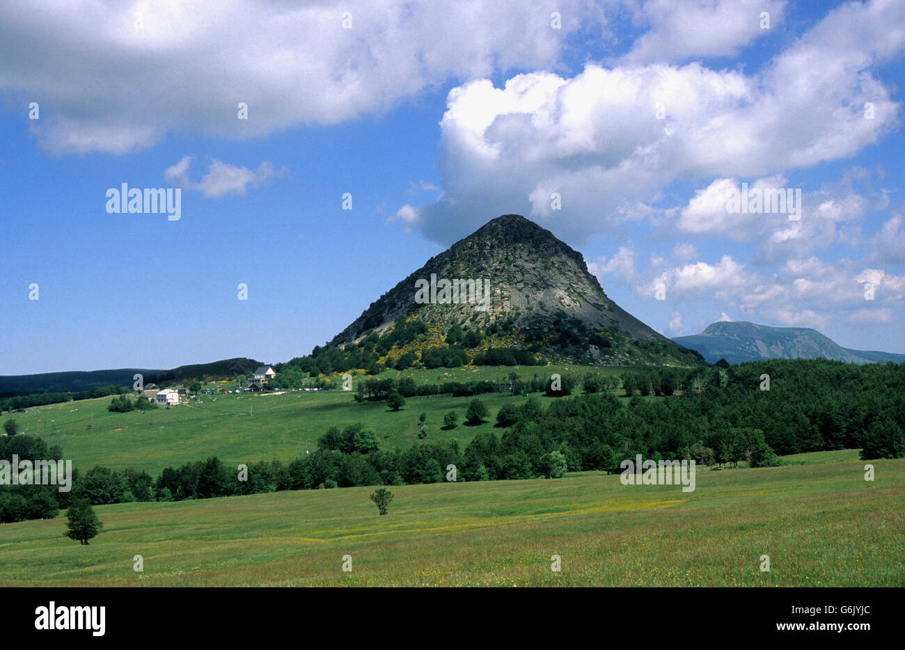 Mont Gerbier de Jonc, source of the Loire, Ardèche, France, Europe ...