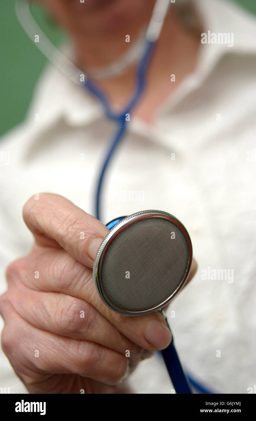 Doctor with stethoscope Stock Photo - Alamy