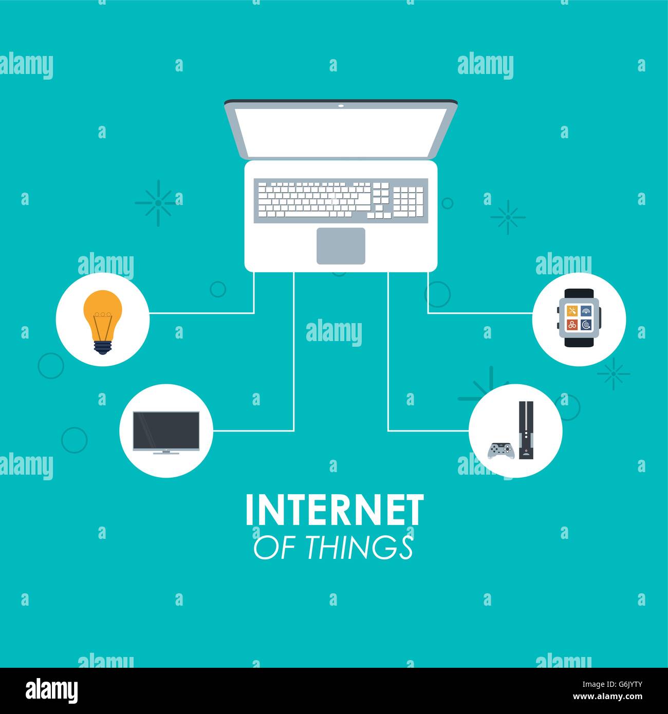 Internet of things design Stock Vector Image & Art - Alamy