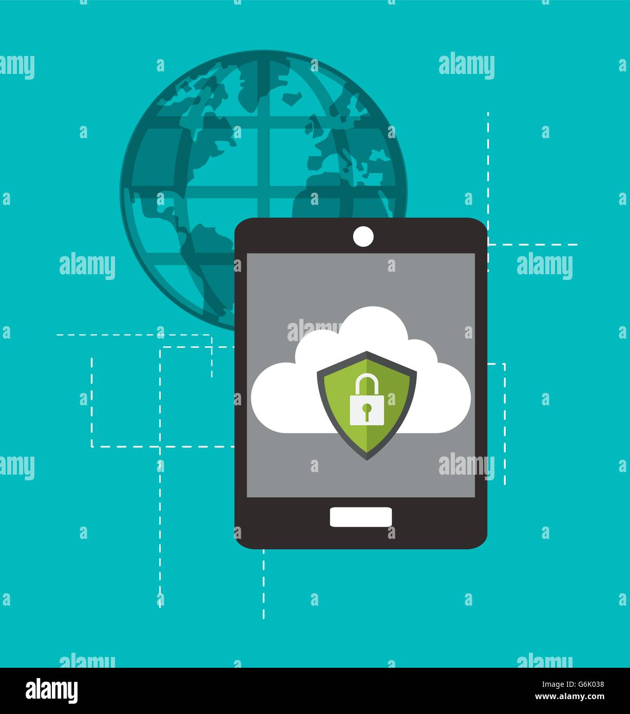 Cyber Security design Stock Vector Image & Art - Alamy