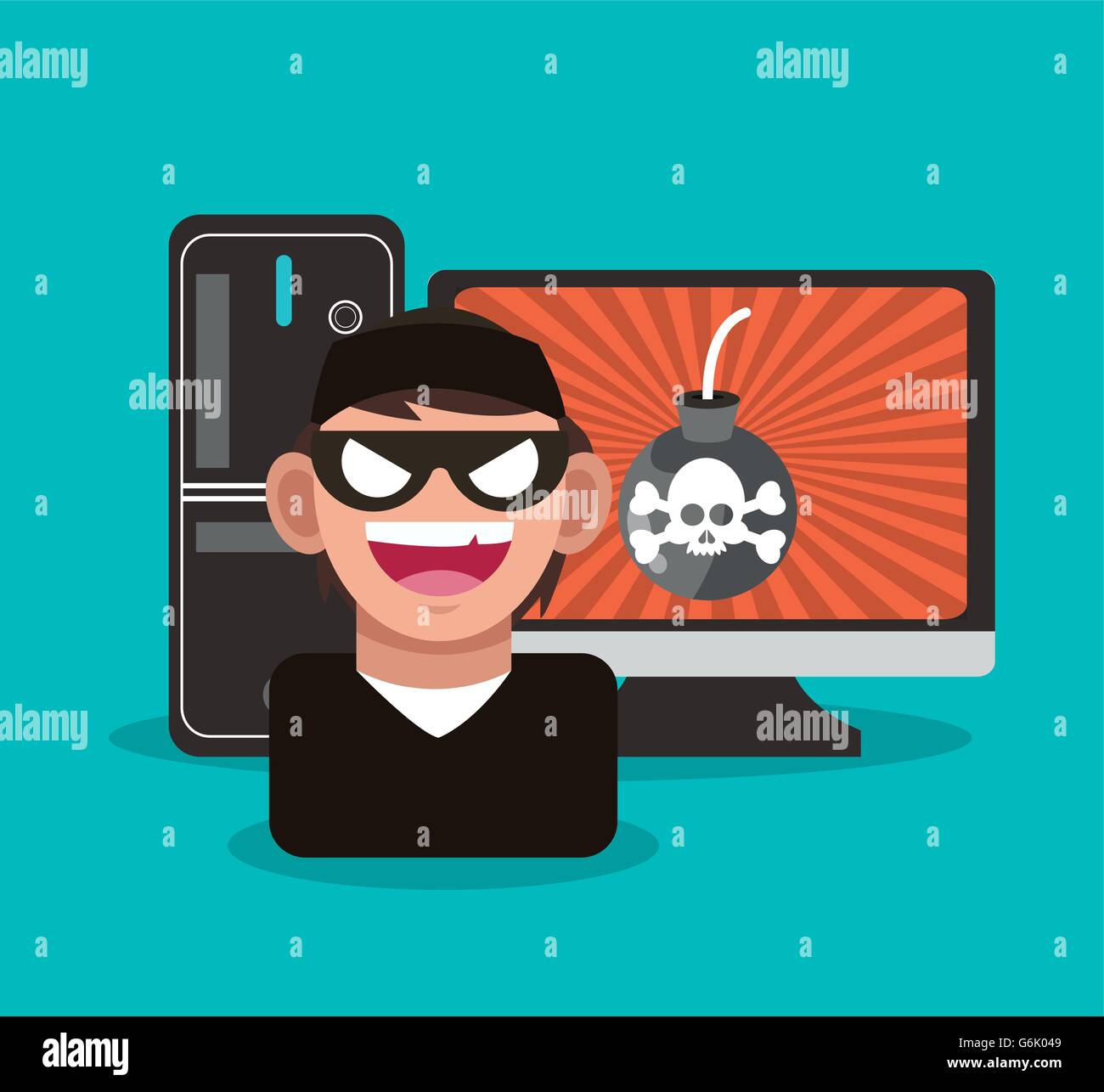 Cyber Security design Stock Vector Image & Art - Alamy