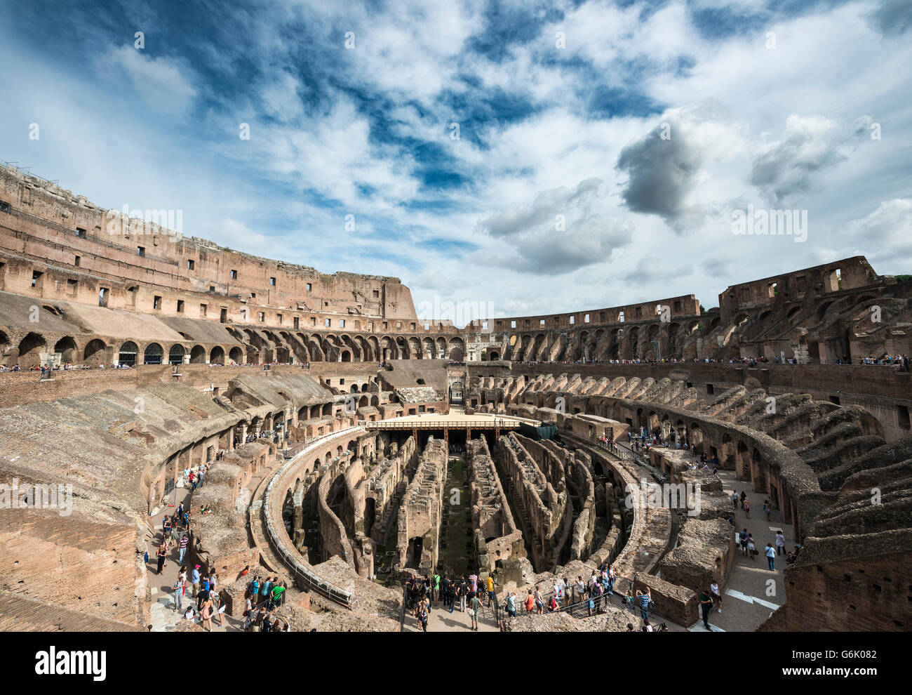 Colosseum, amphitheater, interior, Rome, Lazio, Italy Stock Photo - Alamy