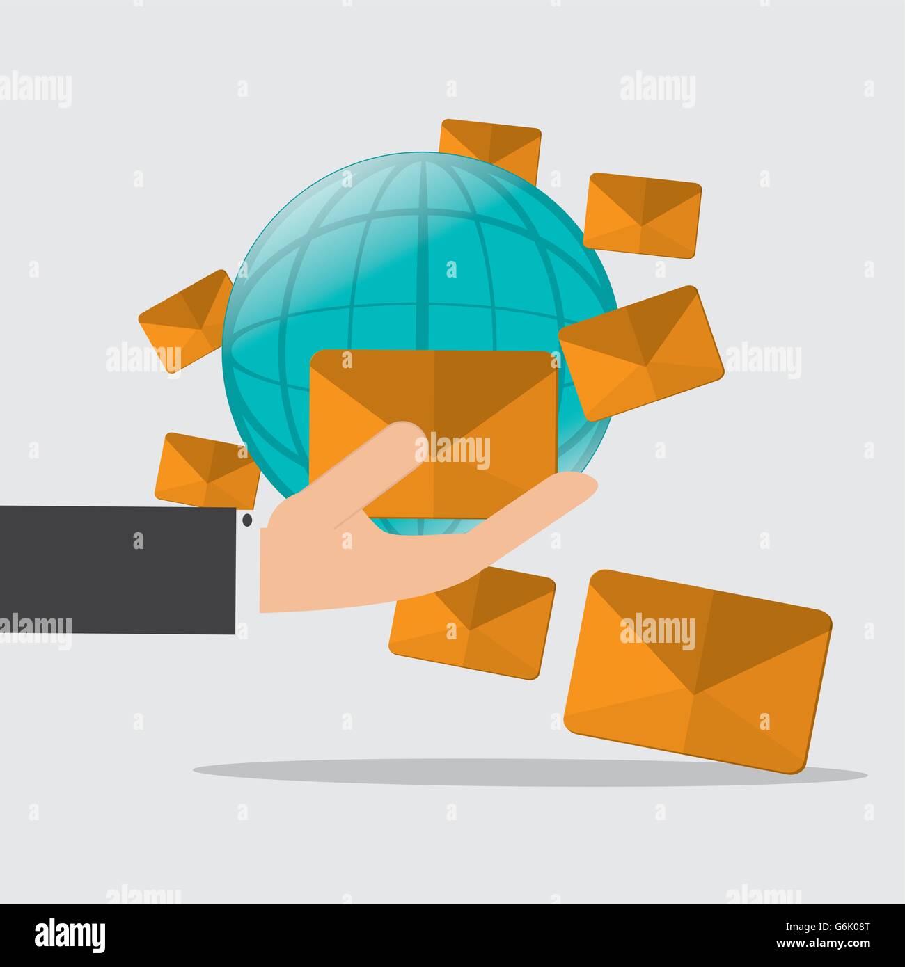 Sms and email design, vector illustration Stock Vector Image & Art - Alamy