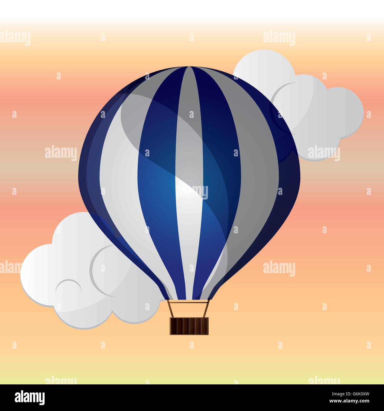 Hot air balloon design Stock Vector Image & Art - Alamy