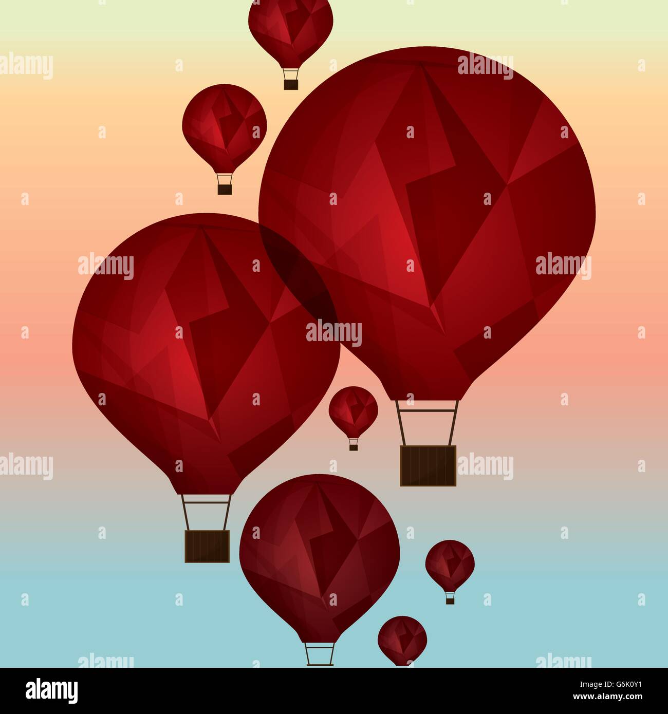 Hot air balloon design Stock Vector Image & Art - Alamy