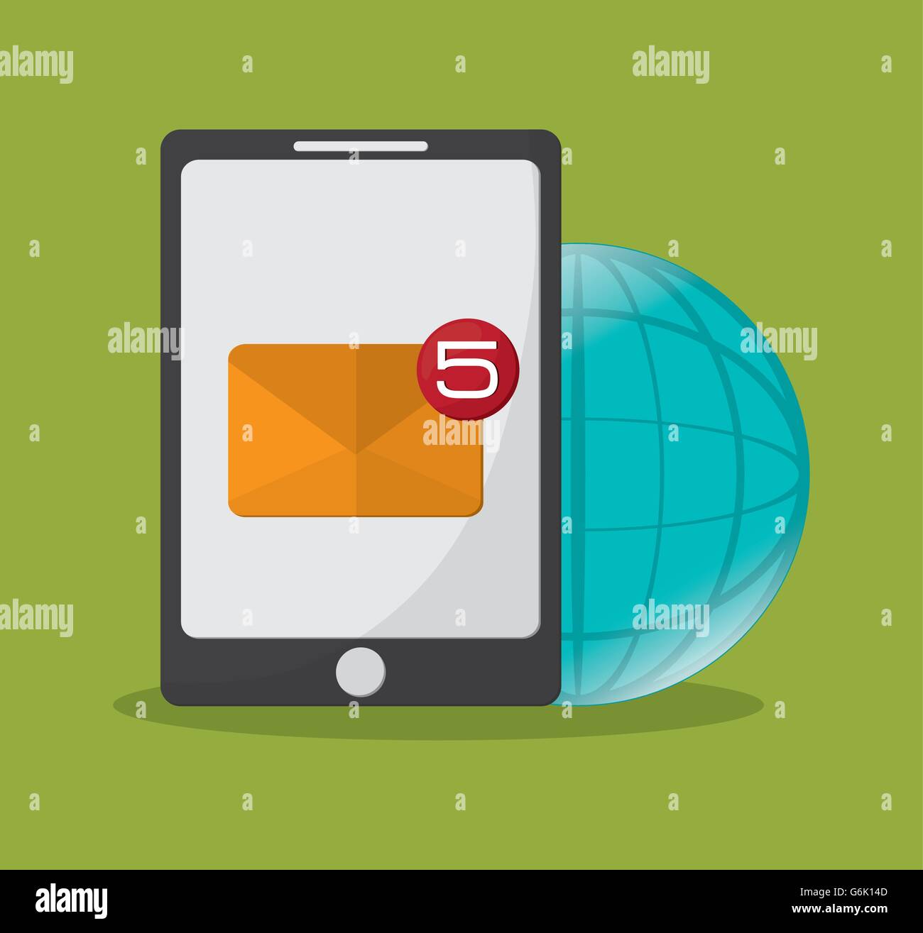 Email and sms design Stock Vector Image & Art - Alamy