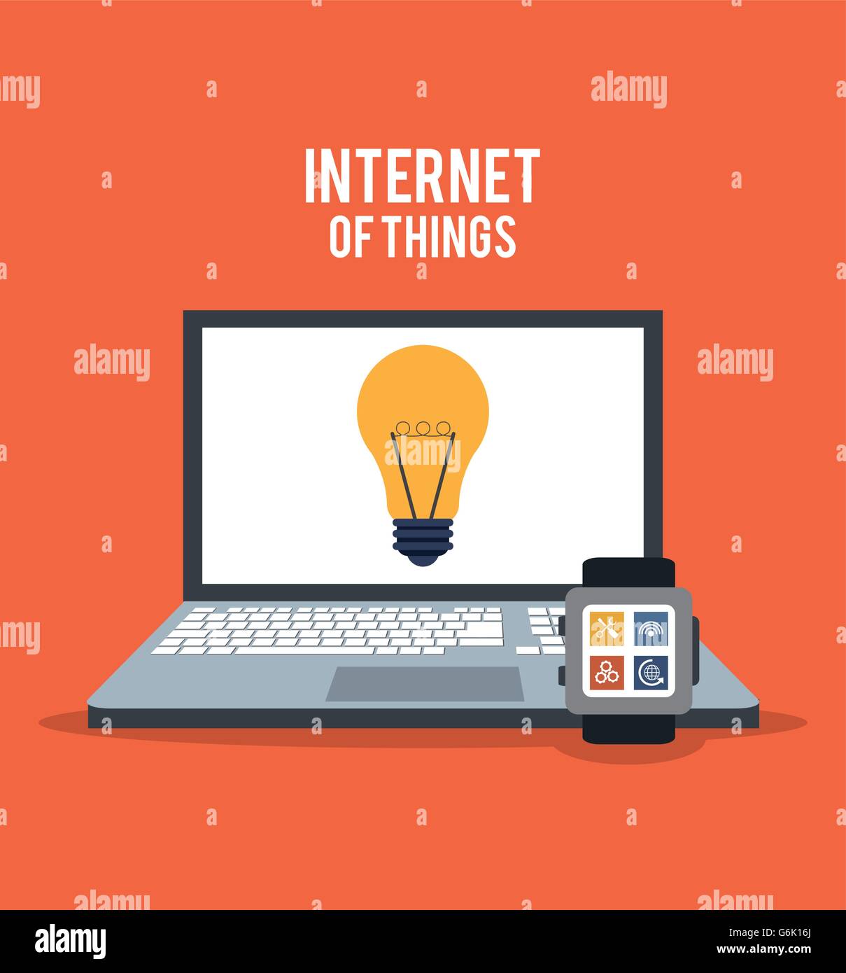 Internet of things design Stock Vector Image & Art - Alamy