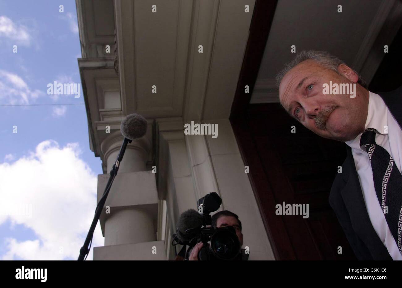George galloway leaves swinton house in central london hi-res stock ...