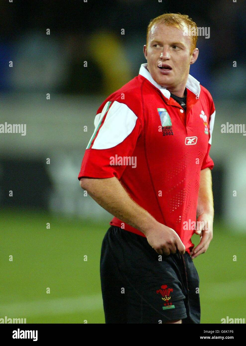 Wales's Martyn Williams during their Rugby Union World Cup pool match ...