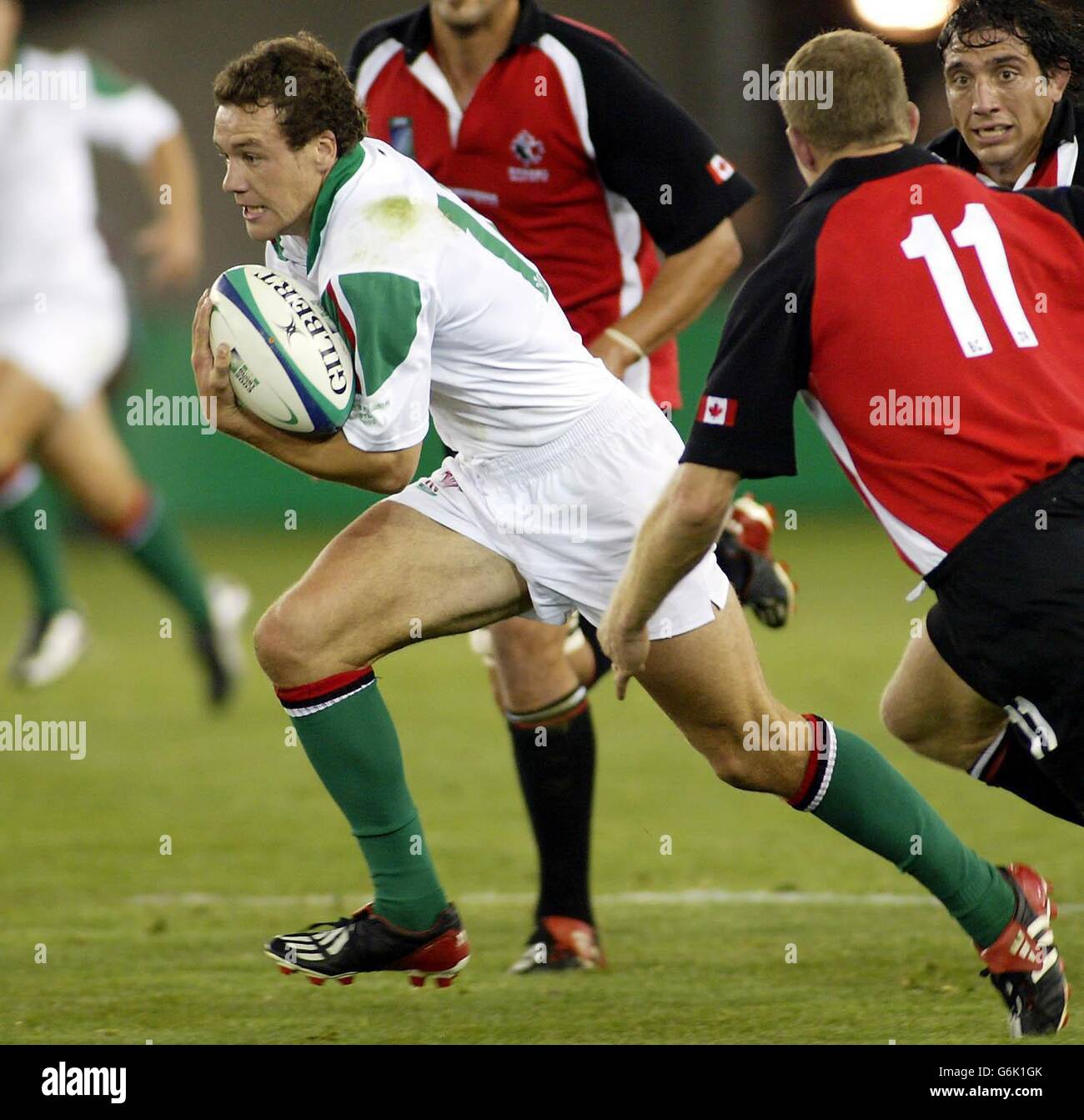 Wales's Mark Jones during their Rugby Union World Cup pool match at The ...