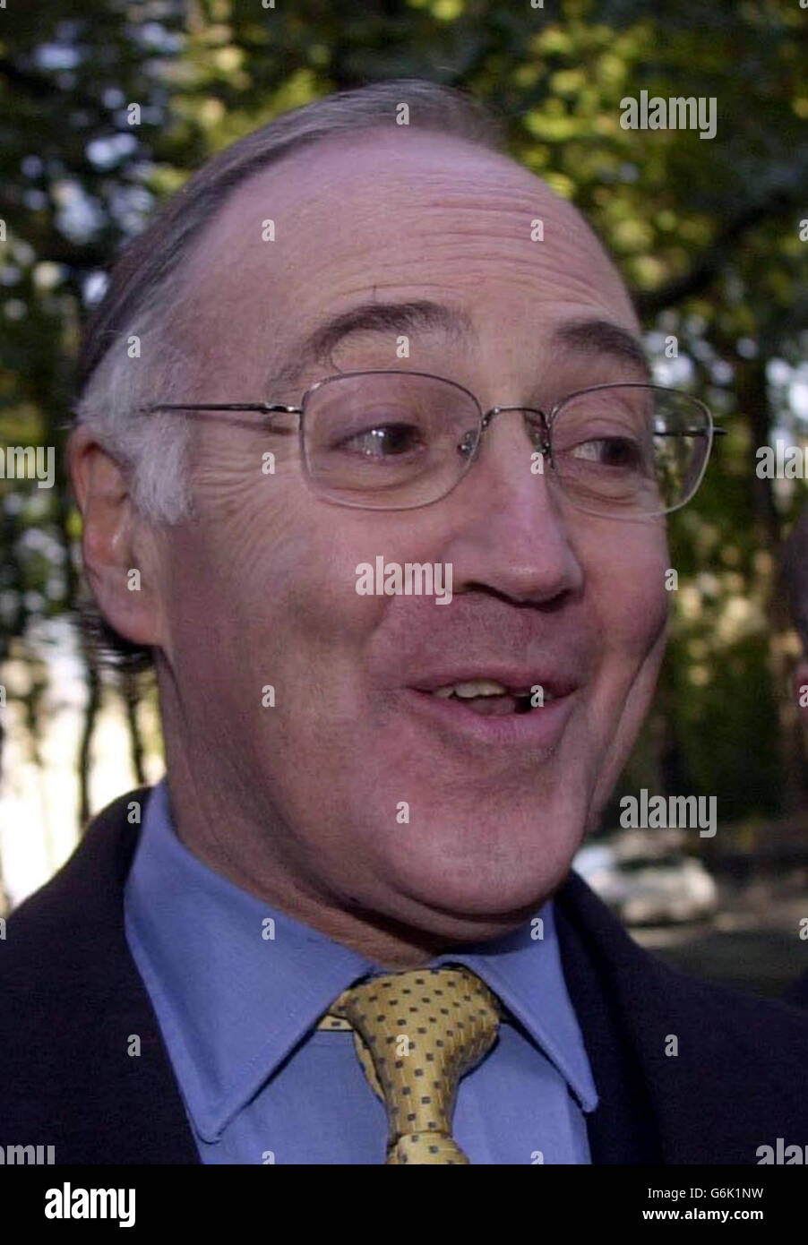 Conservative Party MP Michael Howard arrives at television studios in ...